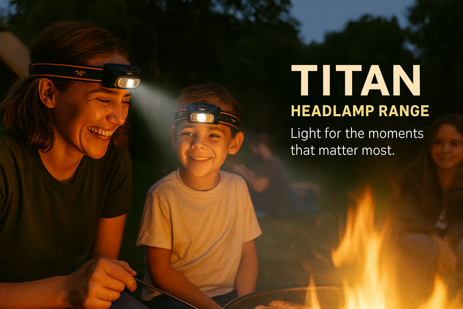 Rechargeable LED Headlamps for Camping & Work | Titan Range